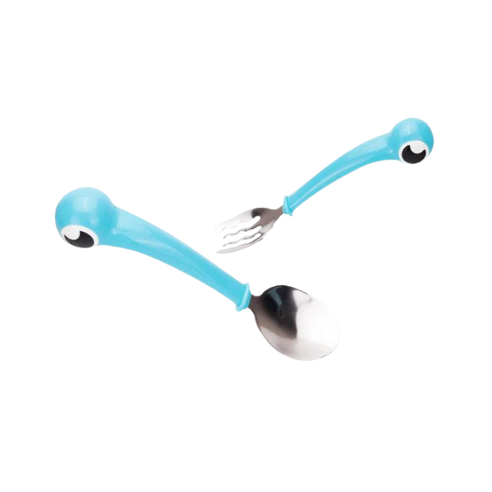 Berz UK Crab Fork and Spoon - Blue – Babymama – #1 Breastfeeding Store ...