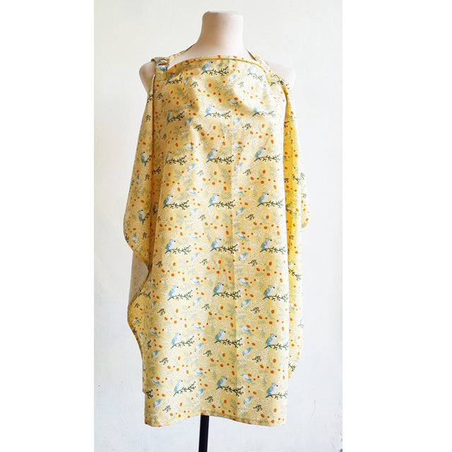 Little Cocoy Nursing Apron - Yellow Birds – Babymama – #1 Breastfeeding ...